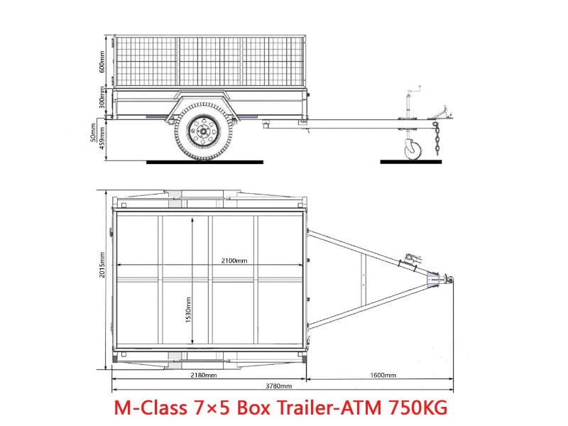 7 X 5 Ft Premium Box Trailer ATM 750kg Also Upgradable Lockyer Trailers 7 X 5 Ft Premium Box Trailer ATM 750kg Also Upgradable Lockyer Trailers
