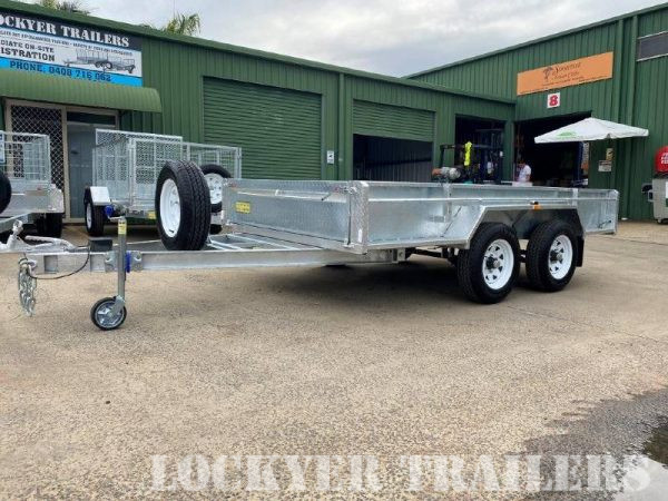 12 x 6 ft Hi-Side Box Trailer with Loading Ramps – ATM 3500kg – Lockyer ...