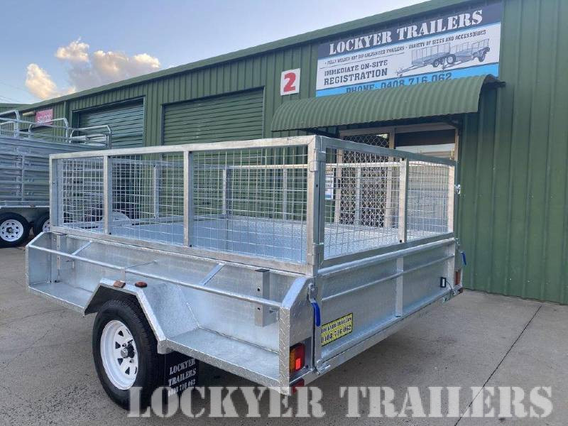 8 x 6 ft Premium Hi-Side Heavy Duty Box Trailer – ATM 1400kg | Lockyer ...