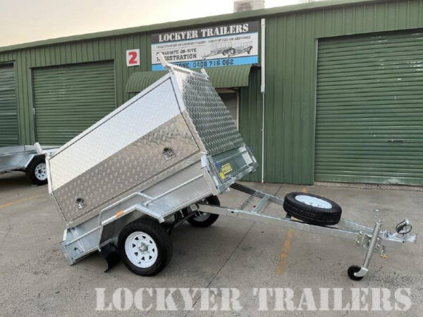 6 x 4 ft Premium Canopy Top Tilting Box Trailer – ATM 750kg – Lockyer ...