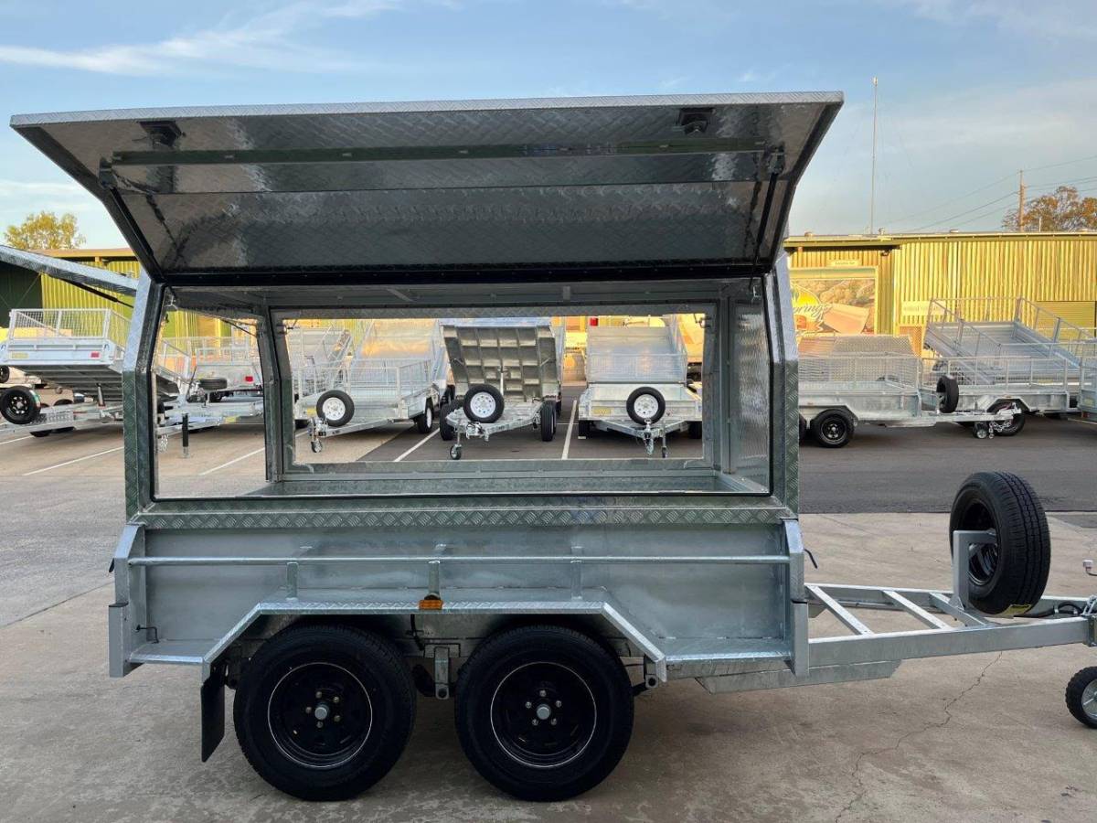 8 X 5 FT TANDEM HI-SIDE BOX TRAILER – PREMIUM with CANOPY – ATM 2000KG ...